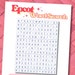 Epcot Word Search - Etsy