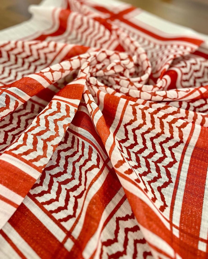Palestine BANDANA, Palestine Kufiyah, Kufiya, Headband, Scarf, Kuffiyeh ...