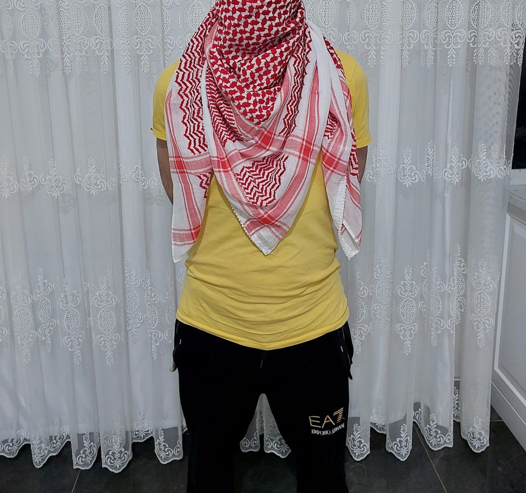 Palestinian Keffiyeh, Palestinian Scarf, Palestinian Kufiya ...
