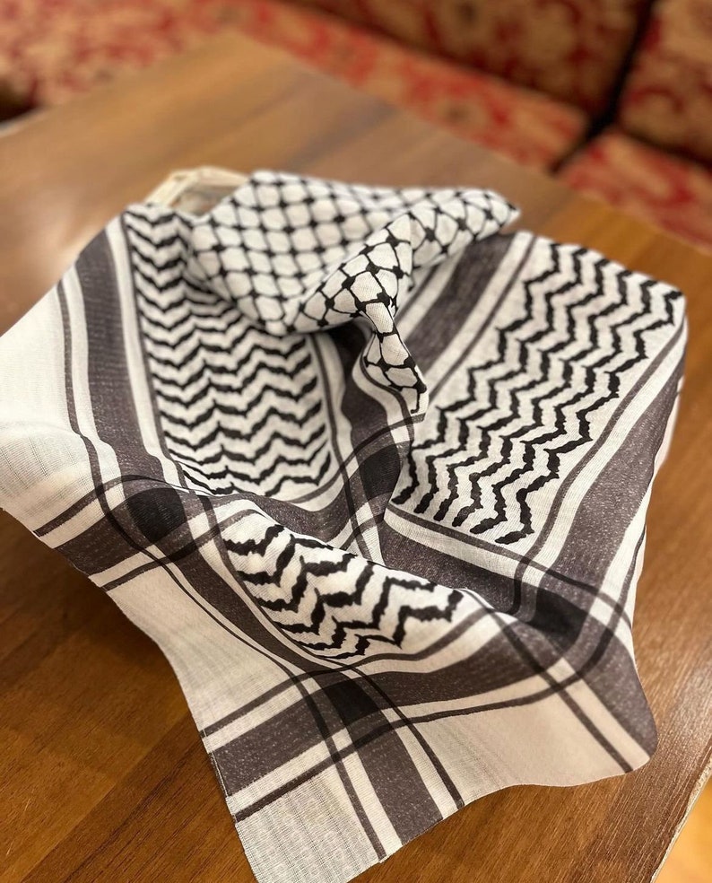 Palestine BANDANA, Palestine Kufiyah, Kufiya, Headband, Scarf, Kuffiyeh ...