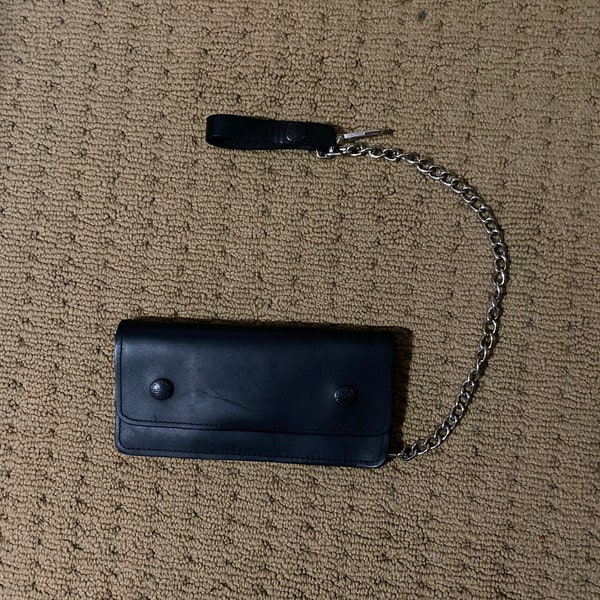 Leather Wallet Chain - Etsy