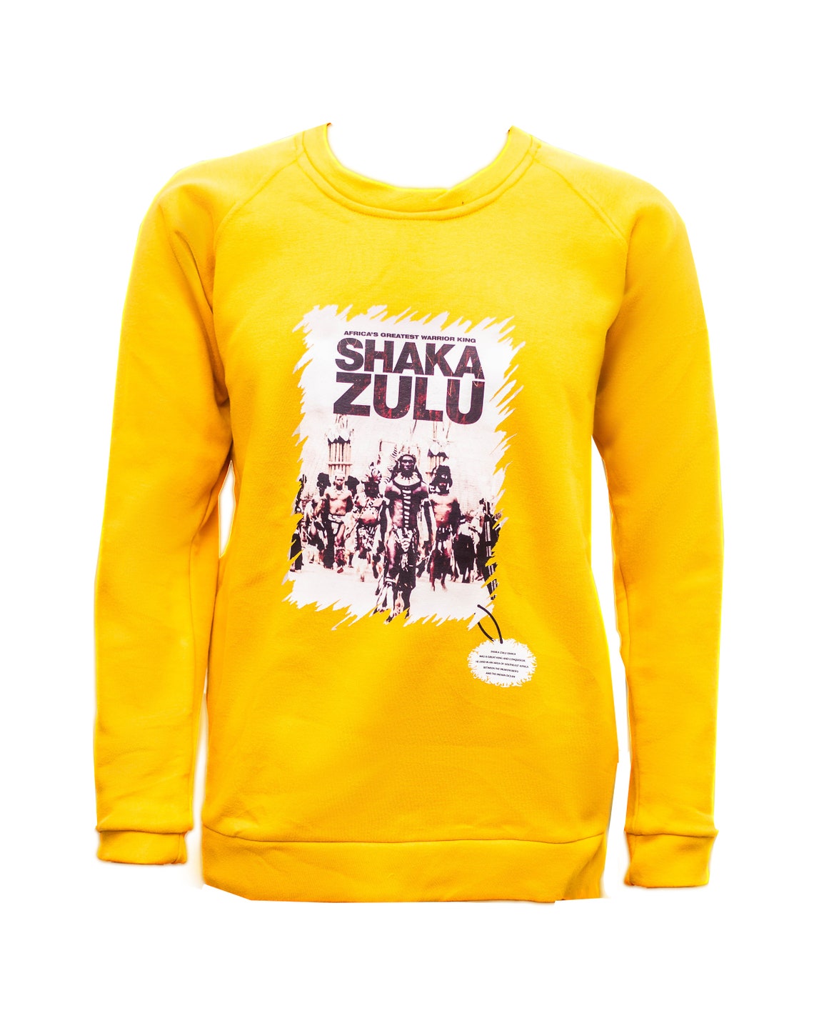 Yellow Regal Cultural Shaka Zulu- ADEOTI Sweatshirt - Etsy