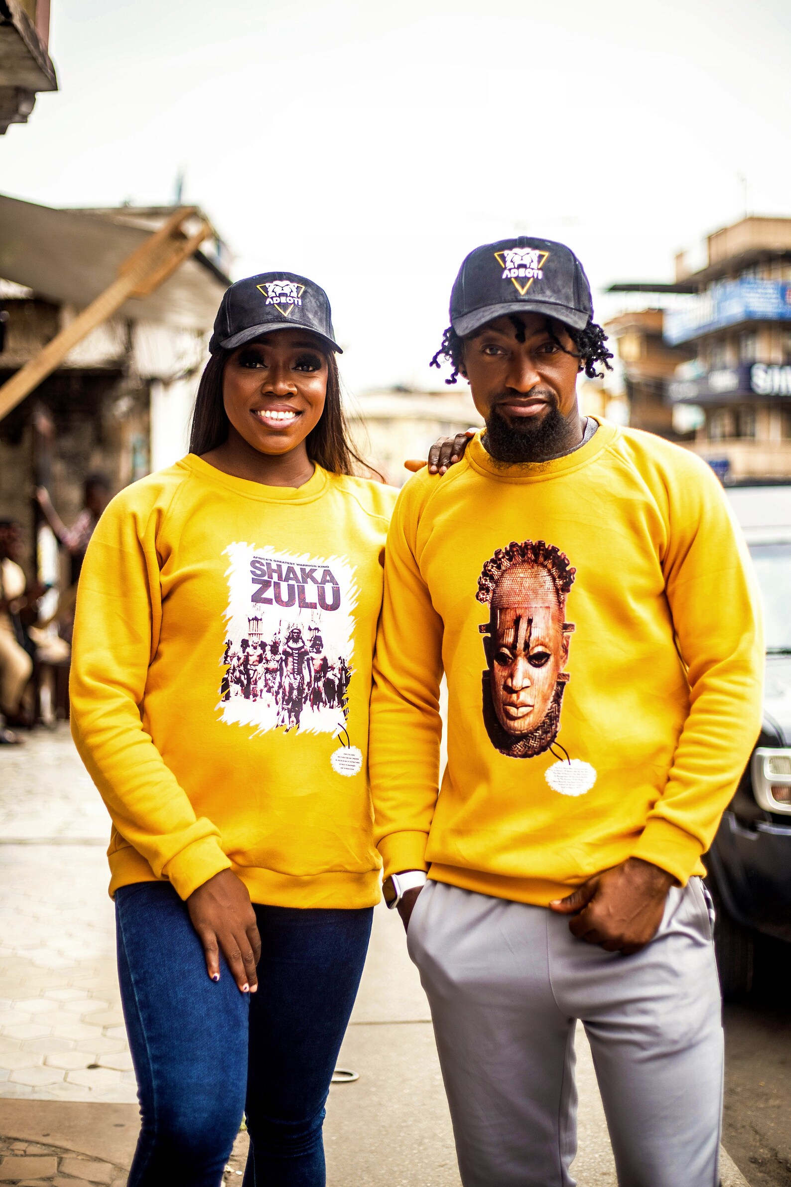 Yellow Regal Cultural Shaka Zulu- ADEOTI Sweatshirt - Etsy