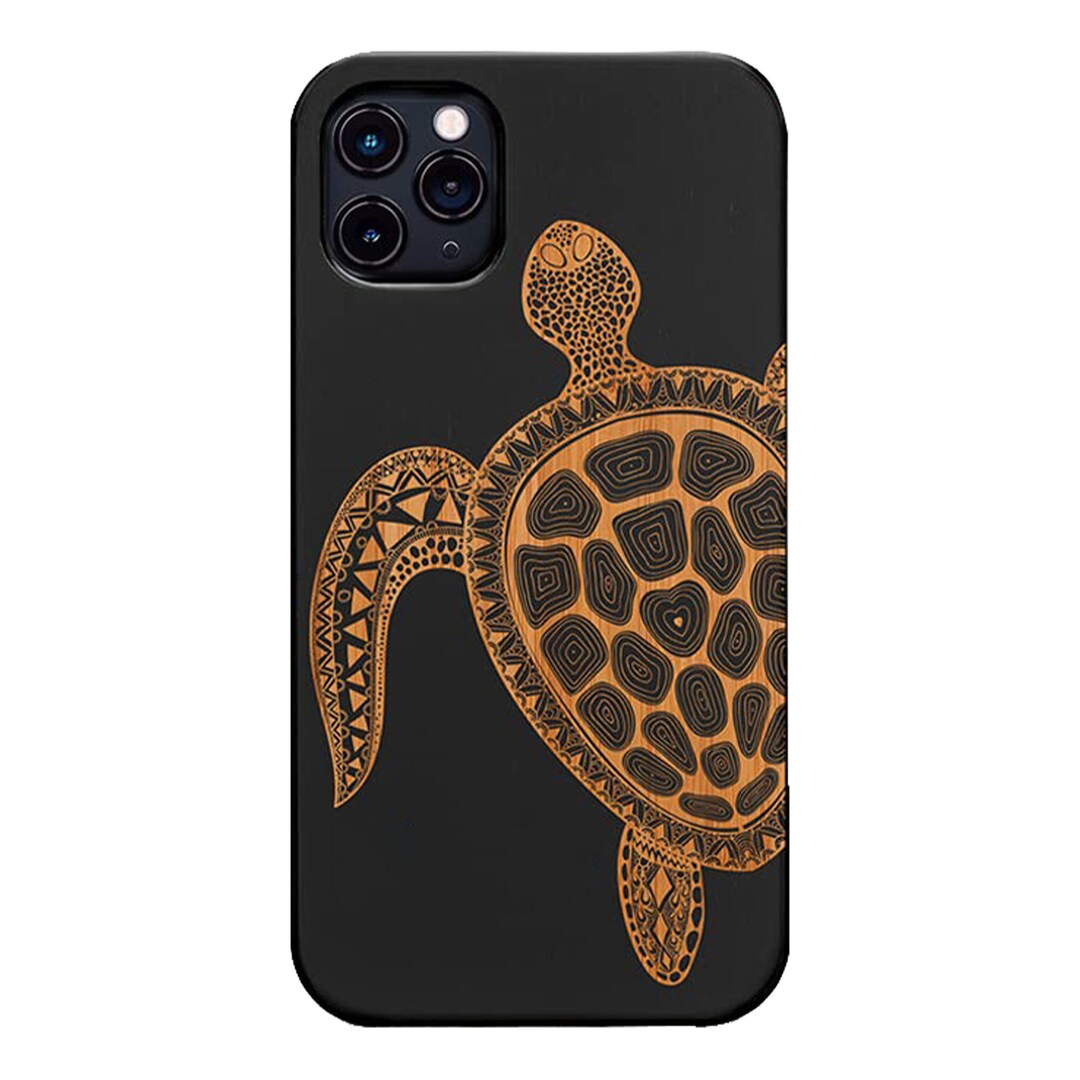 Turtle Wood Phone Case for iPhone Models and Samsung Phones | Ocean ...