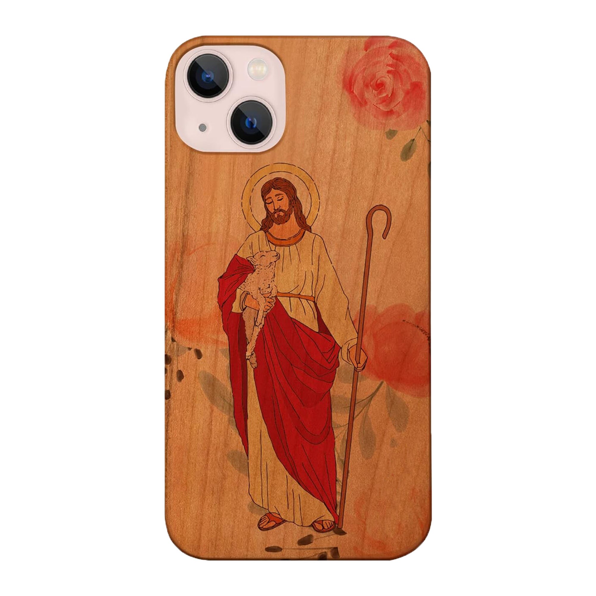 Jesus Loves You UV Wood Phone Case for iPhone Models and Samsung Phones ...