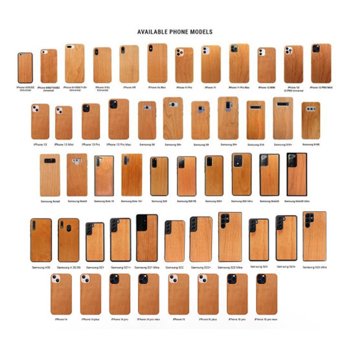 Hawaiian Turtle Wood Phone Case for iPhone Models and Samsung Phones ...