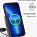 OTTOPRO Premium Cherry Wood Case - Rose - Engraved- Magsafe Wood Phone ...