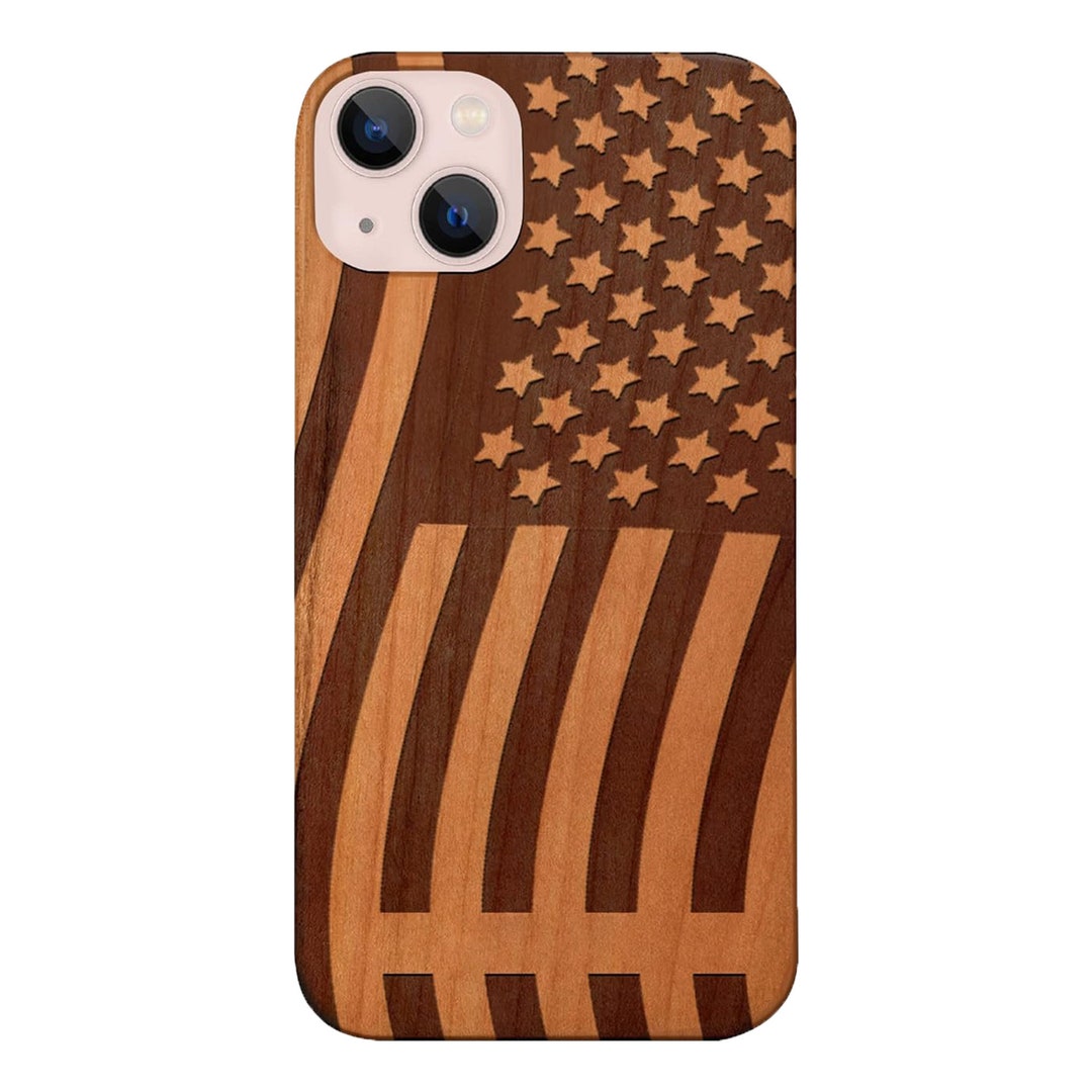 Patriotic Design American Flag Phone Case for iPhone Models and Samsung ...