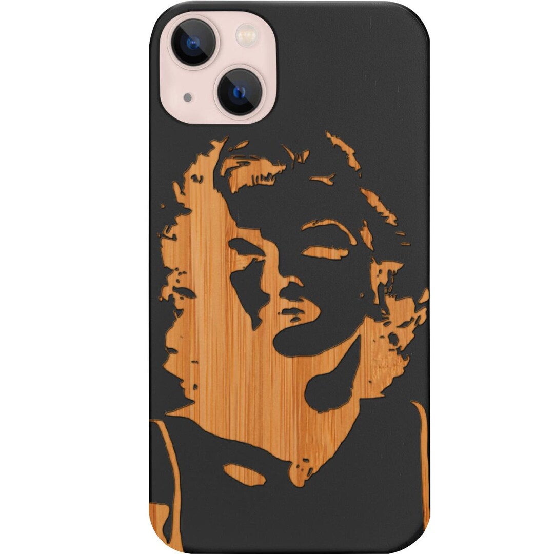 Marilyn Monroe Engraved Wood Phone Case for iPhone Models and Samsung ...