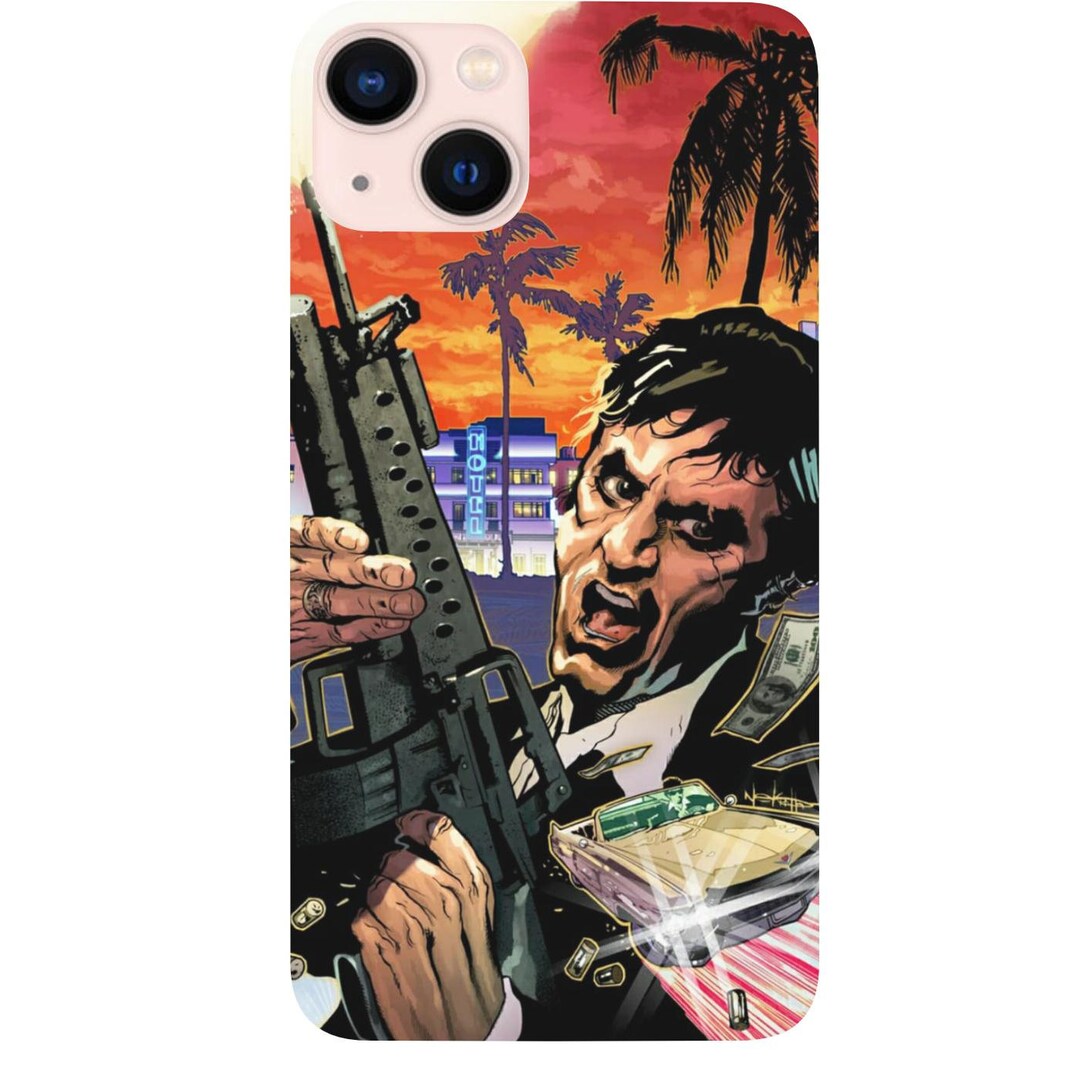 Al Pacino Wood Phone Case for iPhone Models and Samsung Phones | Mafia ...
