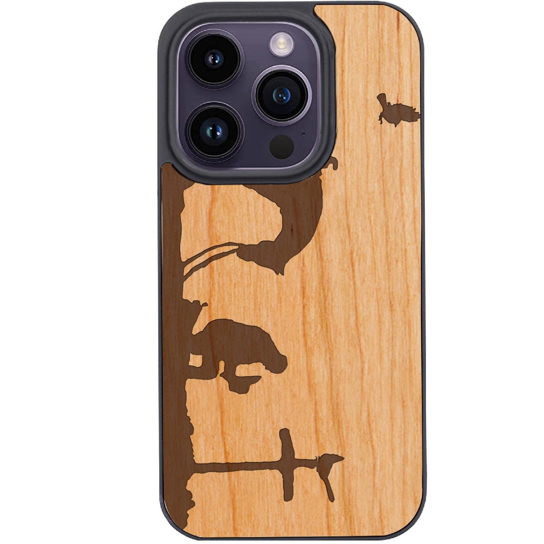 OTTOPRO Premium Cherry Wood Case - Cowboy - Engraved- Magsafe Wood ...