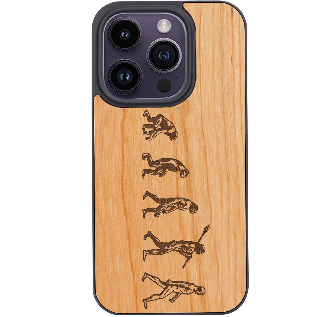 OTTOPRO Premium Cherry Wood Case - Evolution - Engraved - Magsafe Wood ...