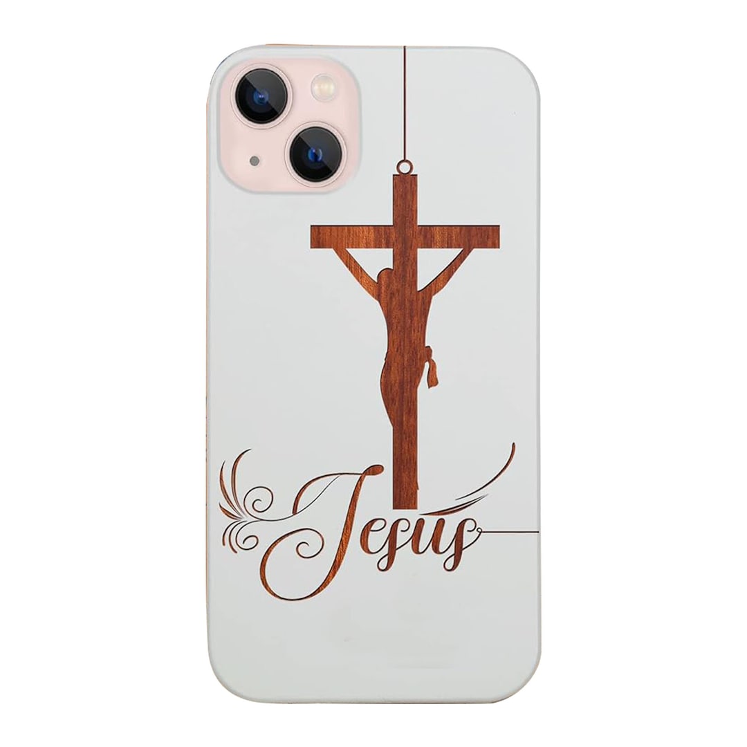 The Holy Cross Wood Phone Case for iPhone Models and Samsung Phones ...
