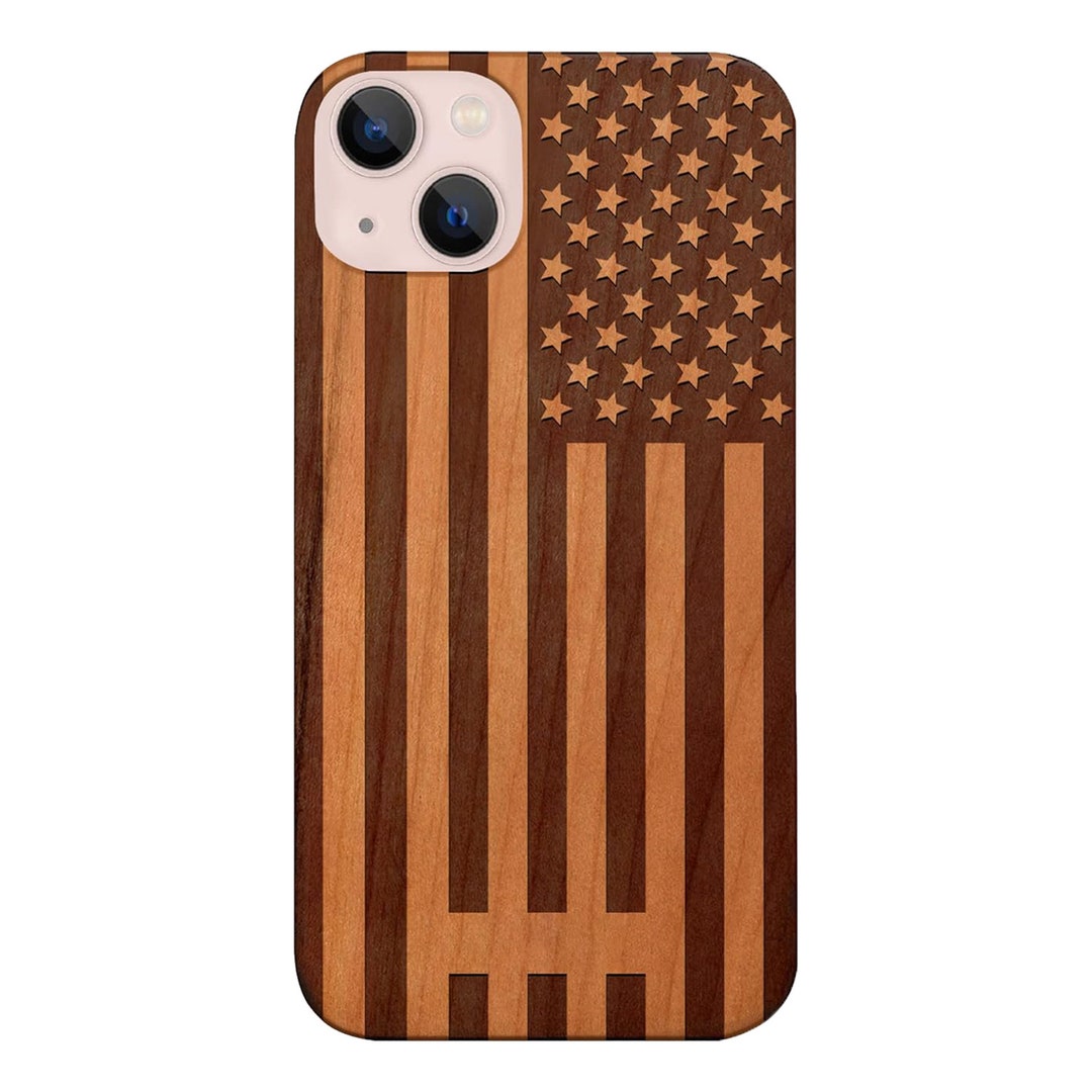 Patriotic Design USA Flag Phone Case for iPhone Models and Samsung ...