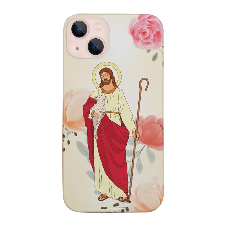 Jesus Loves You UV Wood Phone Case for iPhone Models and Samsung Phones ...