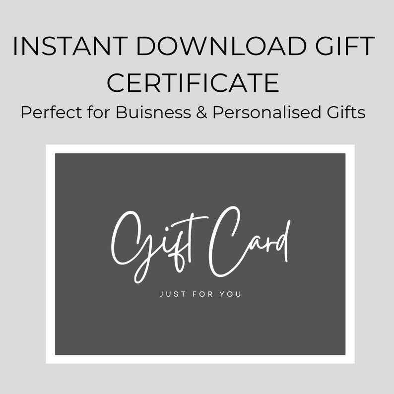 Gift Certificate Template,editable Gift Certificate Template, Modern ...