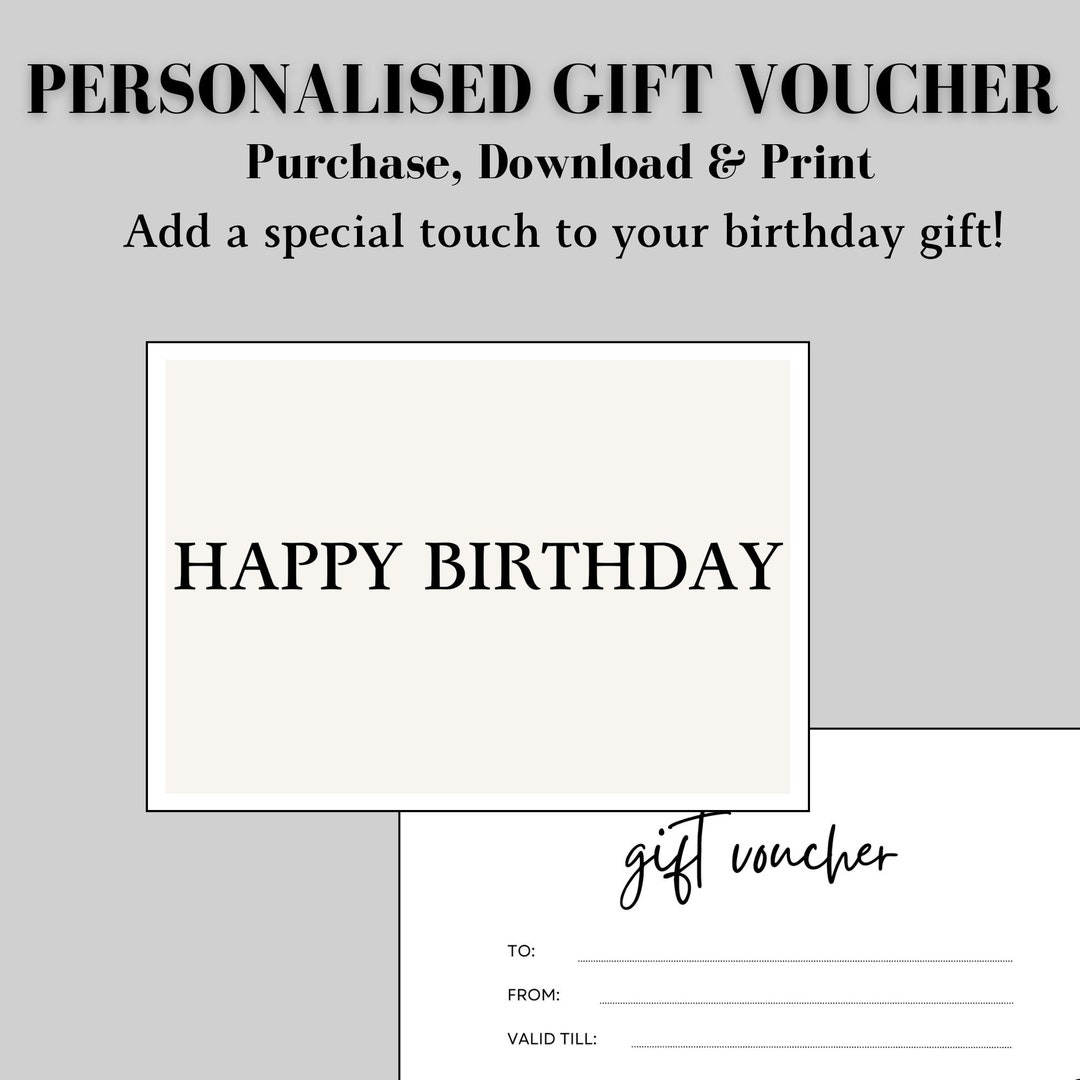 Digital Gift Voucher Template, Fancy Gift Voucher, Modern Gift Voucher ...