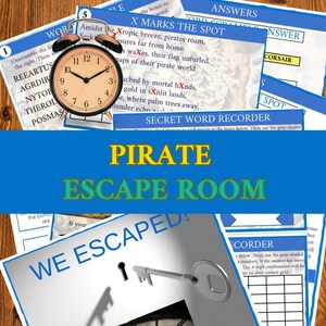 Pirate Treasure Escape Room - Etsy