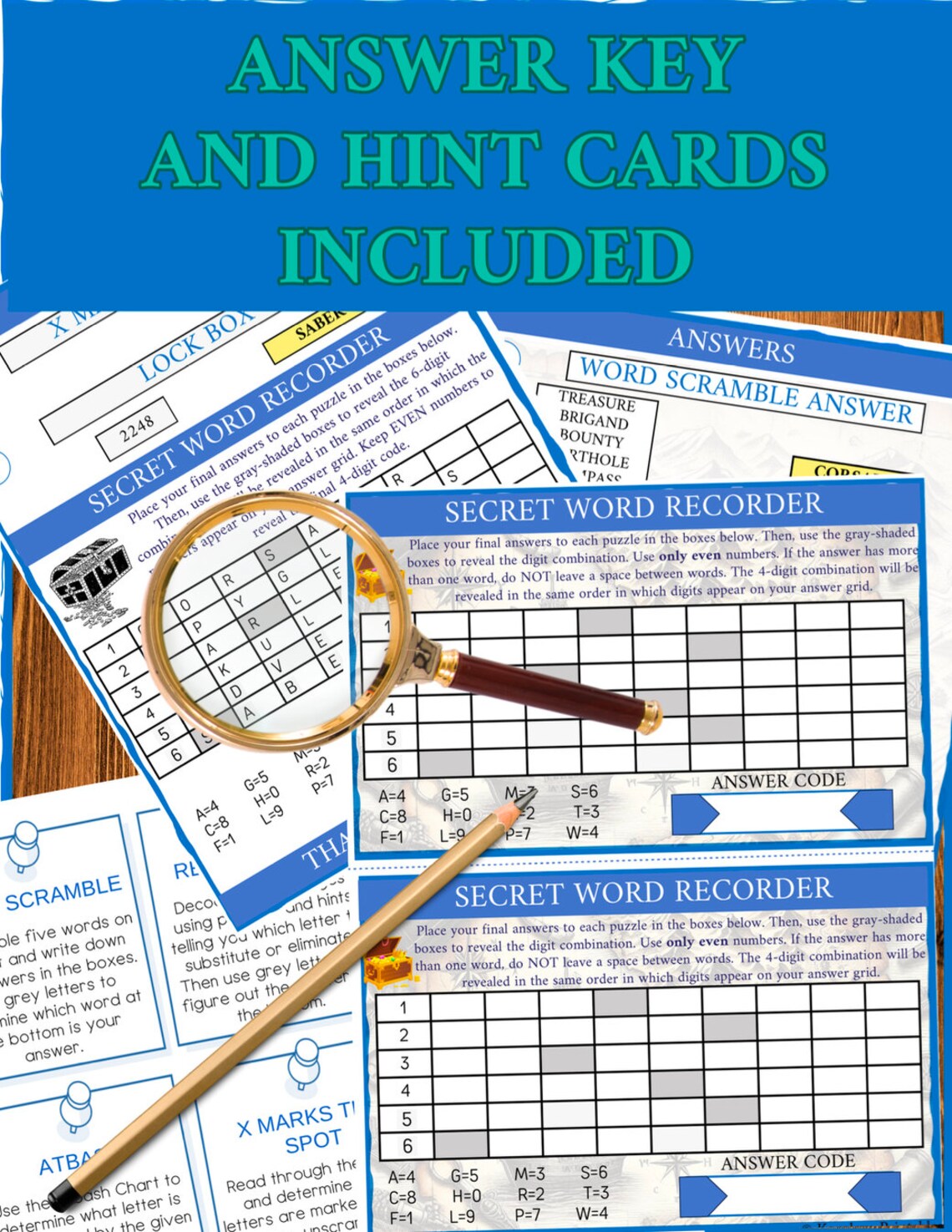 Pirate Treasure Escape Room - Etsy