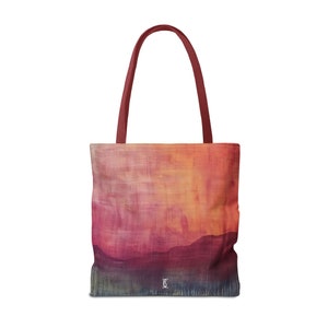Canyon Sunset Tote Bag | "dyed Muslin" All Over Print Tote for Nature ...