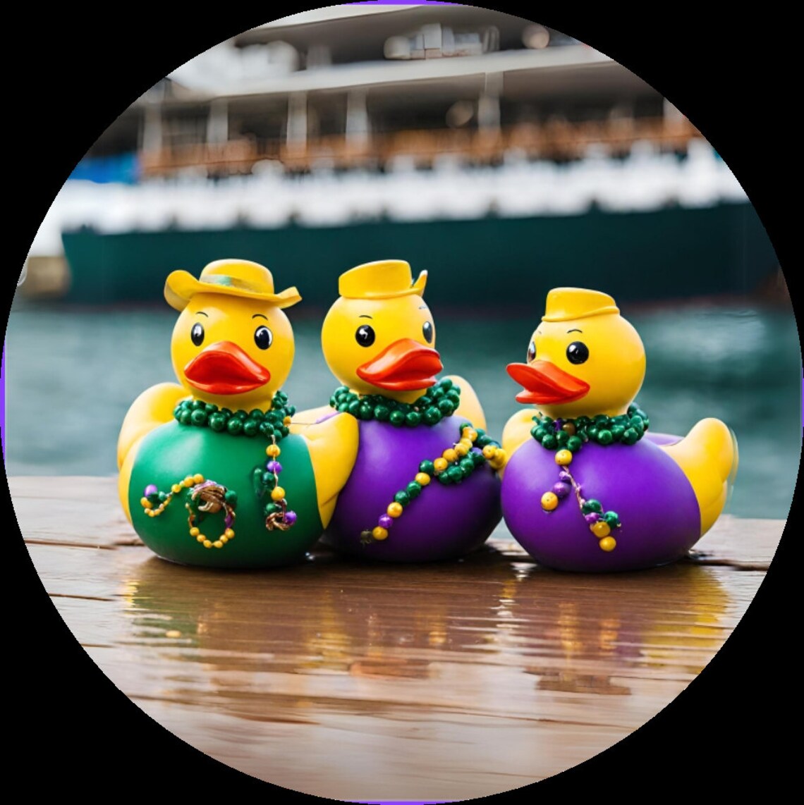 Custom Holiday Cruising Duck Buttons and Bottle Openers (with Magnets ...
