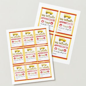 School Transportation Bus Drivers and Monitors Thank You Appreciation ...