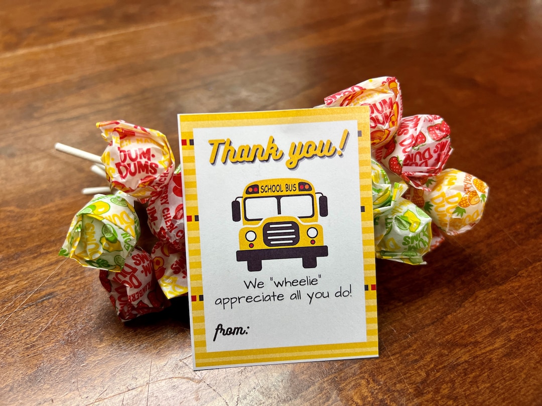 Bus Drivers, School Transportation, Monitors, Thank You Appreciation ...