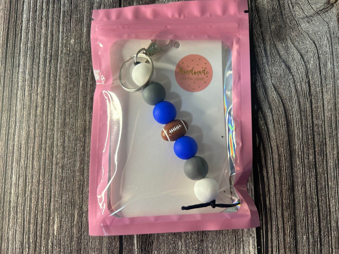 Beaded Keychain - Etsy