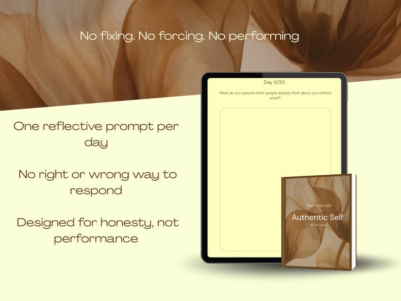 30 Day Self Reflection Journal, Authentic Living, That Girl, Journal ...