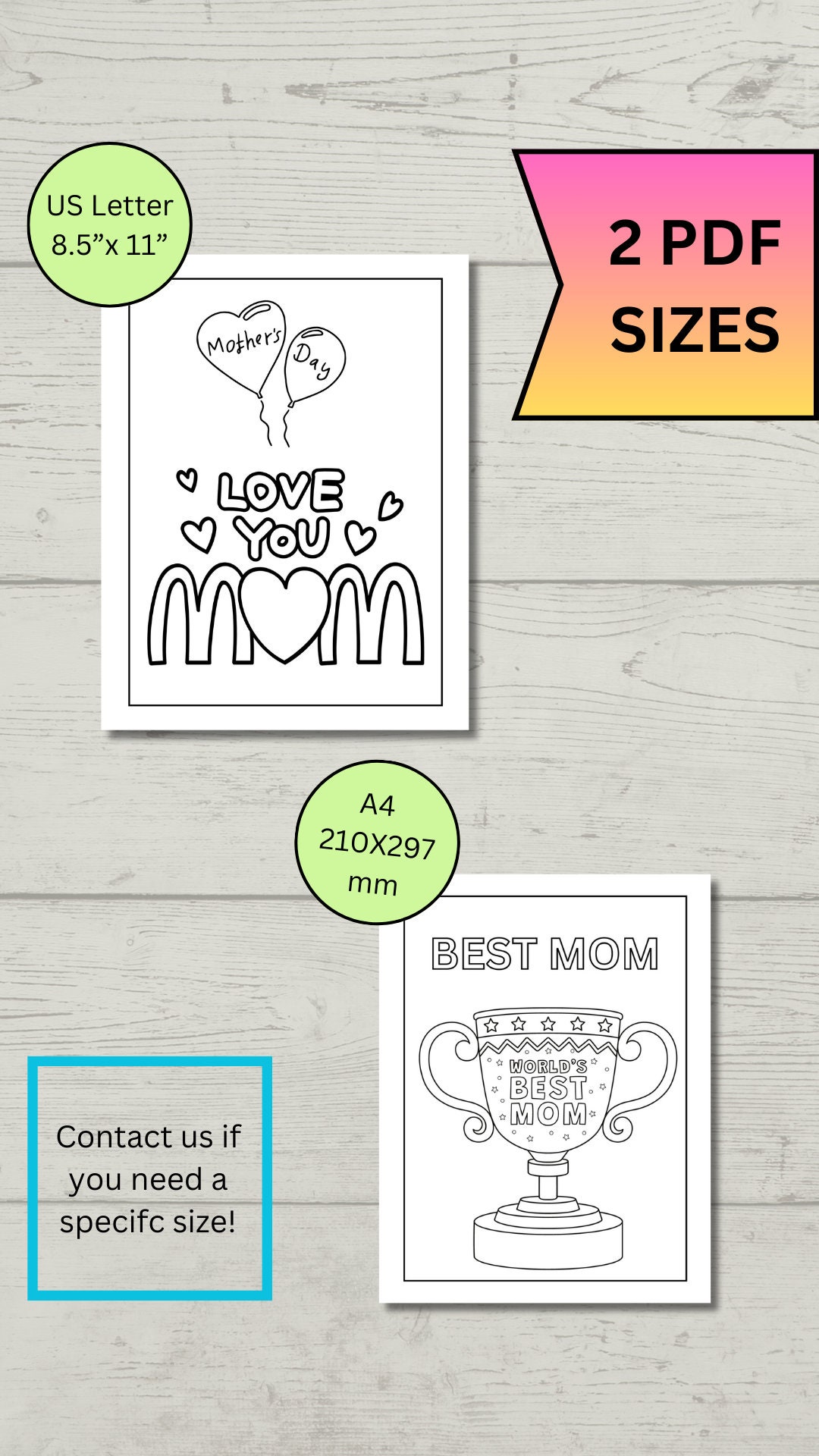 Easy Happy Mother Day Fun Coloring Pages Preschoolers Printables ...