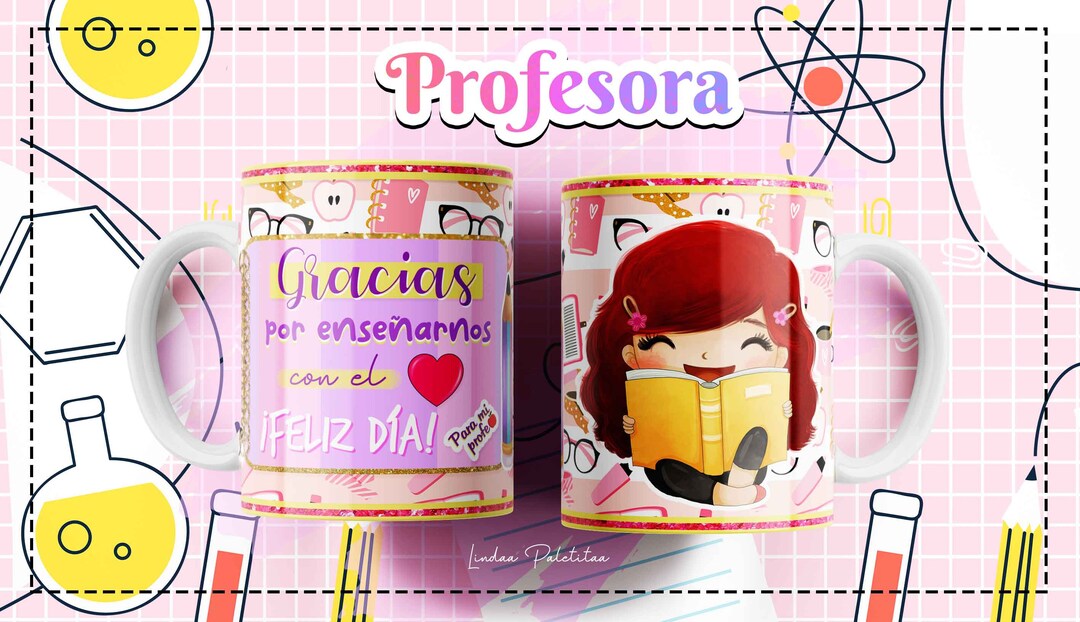Templates for Teacher's Day Mugs, Editable PDS, PNG, Teacher's Day Mugs ...