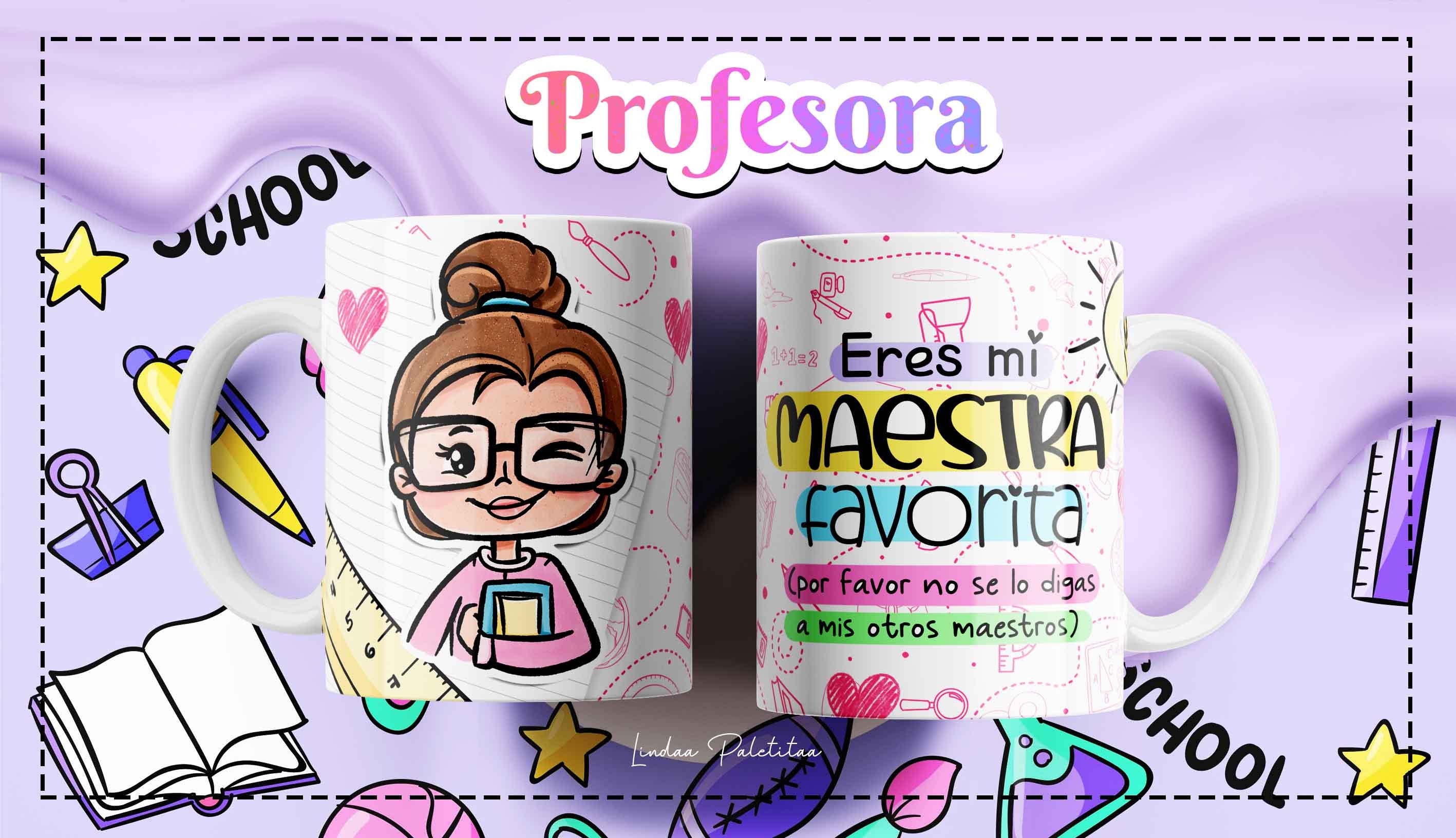 Día del maestro, 20 plantillas editables PSD tazas maestra la mejor ...