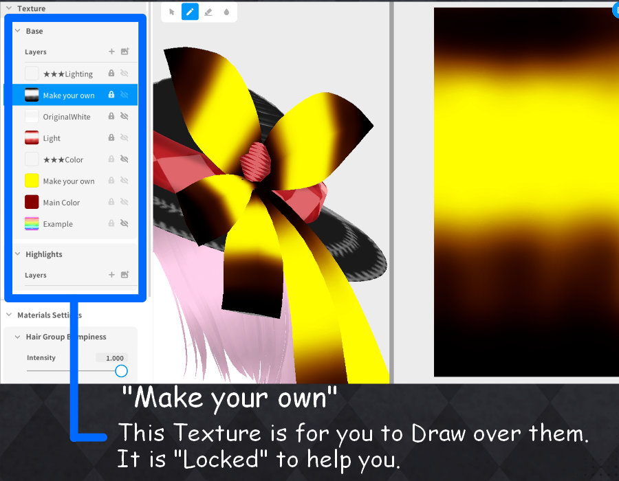 Vroid Hair Preset - Ribbon Hat - Etsy