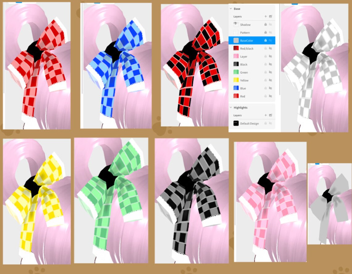 Vroid Bear Ear Style Hair Preset - Etsy