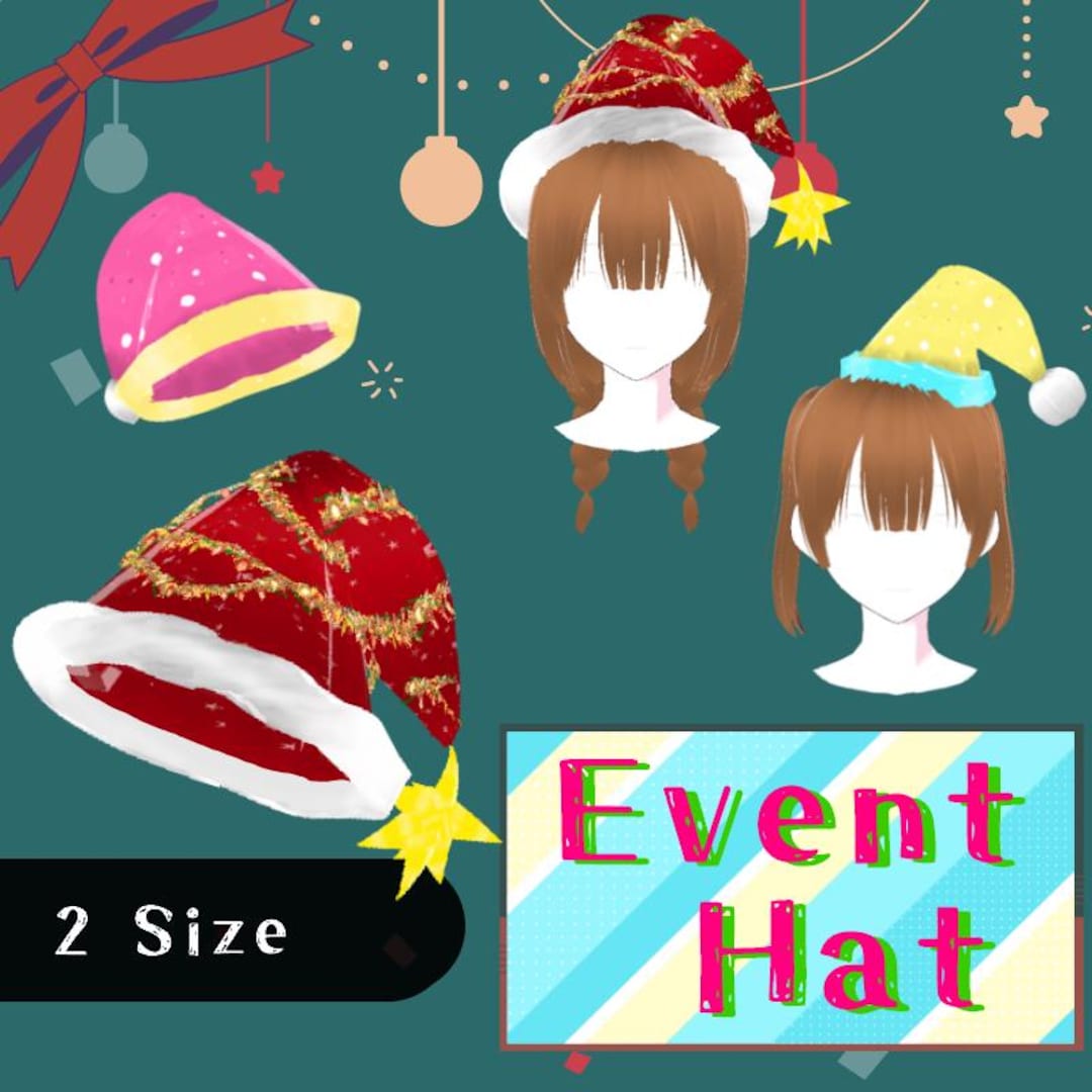 Vroid Hair Preset - Event Hat - Etsy