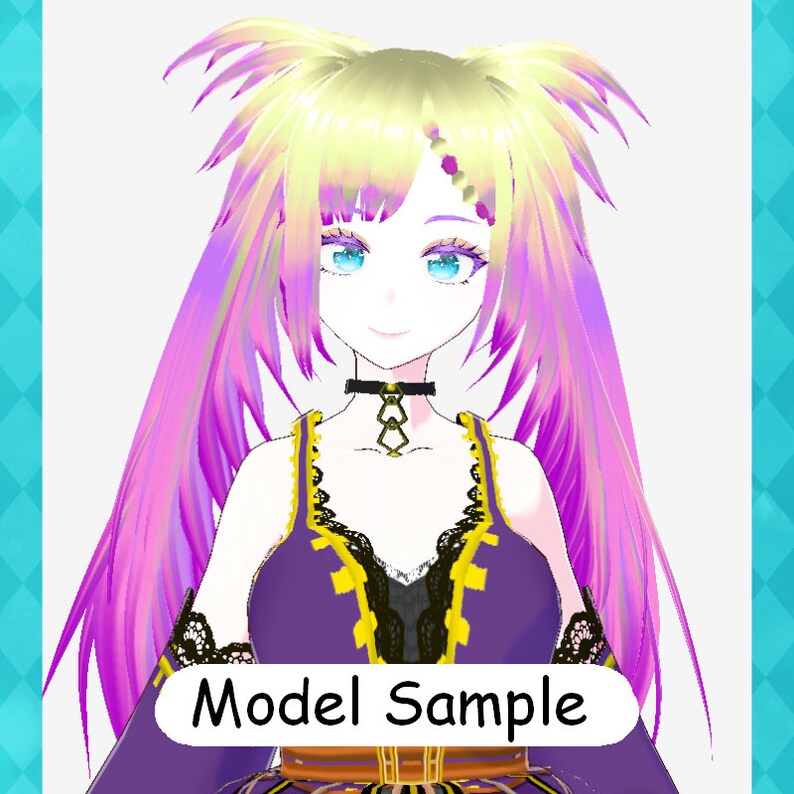 Vroid Hair Preset - Extention- Twin Feather - Etsy