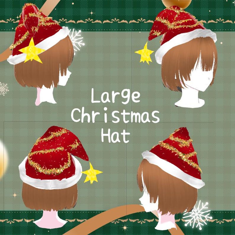 Vroid Hair Preset - Event Hat - Etsy