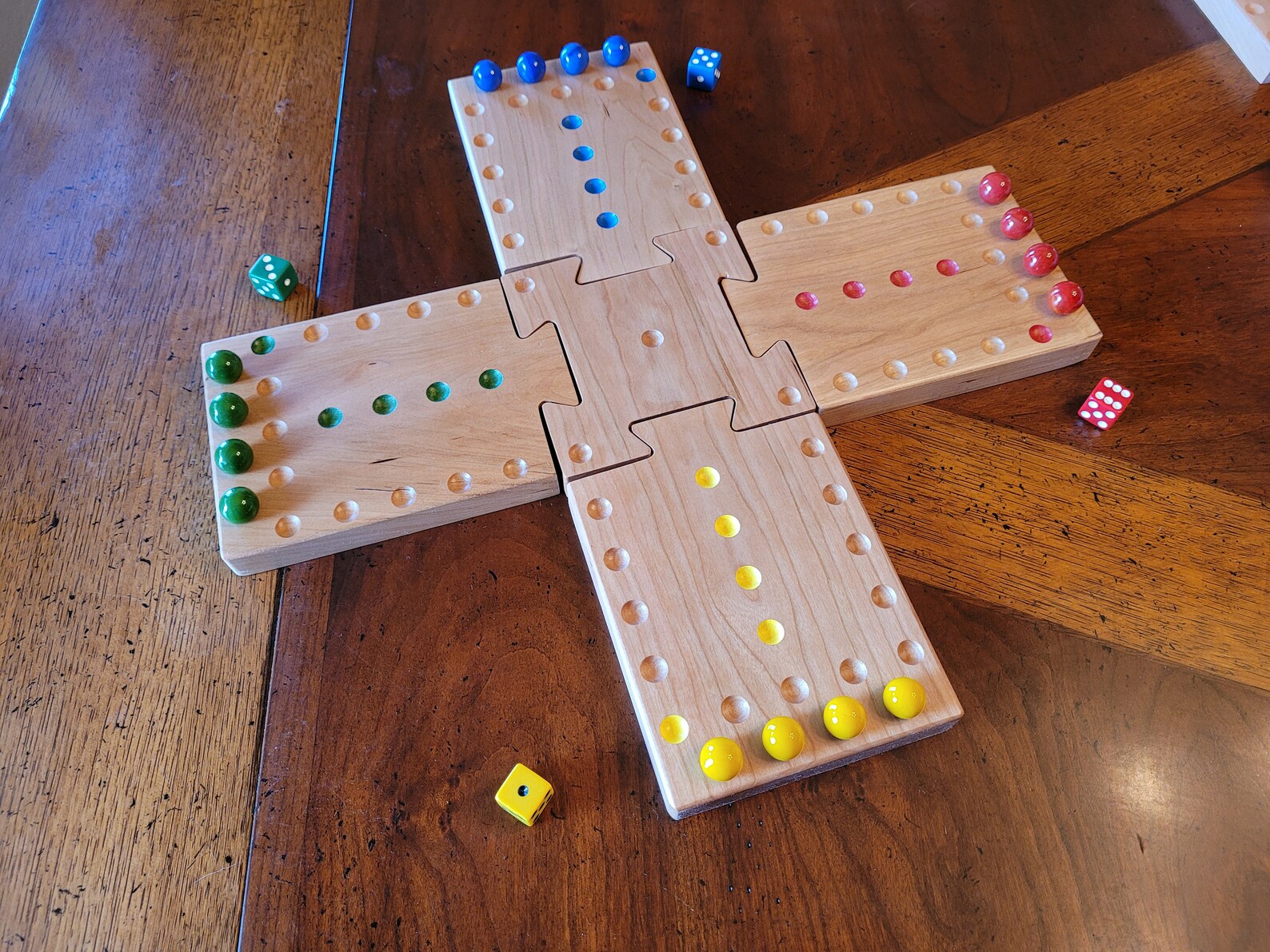 Aggravation Game Wahoo Game Handcrafted Hardwood Game Customizable ...