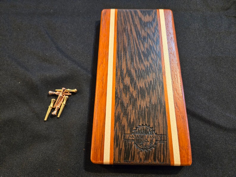Cribbage Board Premium Exotic Hardwood Game Pocket Sized Unique Gift ...