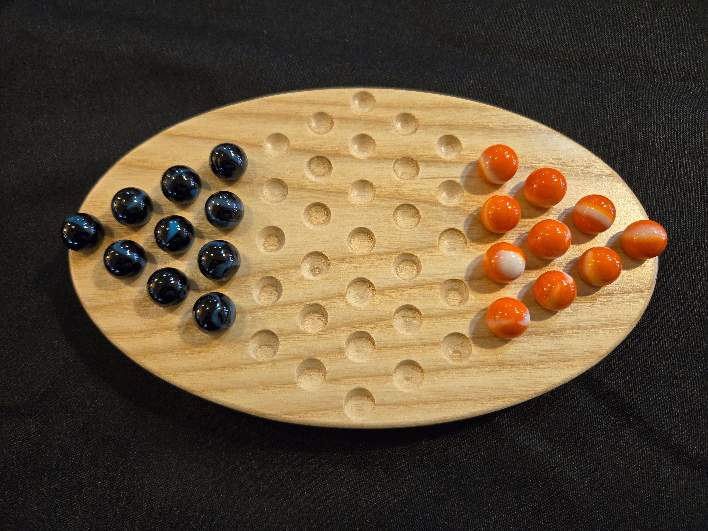 2 Player Chinese Checker Board Handcrafted Chinese Checkers Board With ...