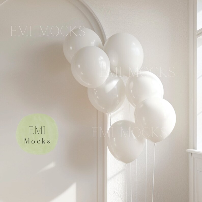 Balloon Arch Backdrop Mock up Balloon Mock up Balloon Backdrop Mock up ...