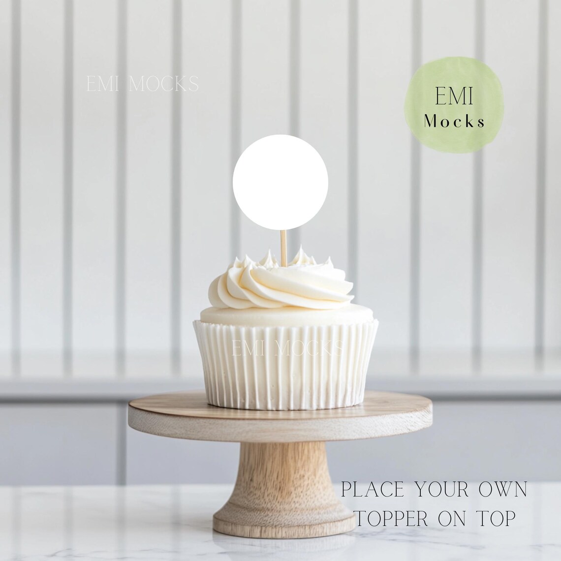 Cake Topper Mockup - Cake Topper - Cake Mock up - Minimalist Cake ...