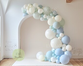 Arch Backdrop Mock up Arch Backdrop Arch Backdrop Photo Mock up Arch Photo Balloon Arch Mock up ...