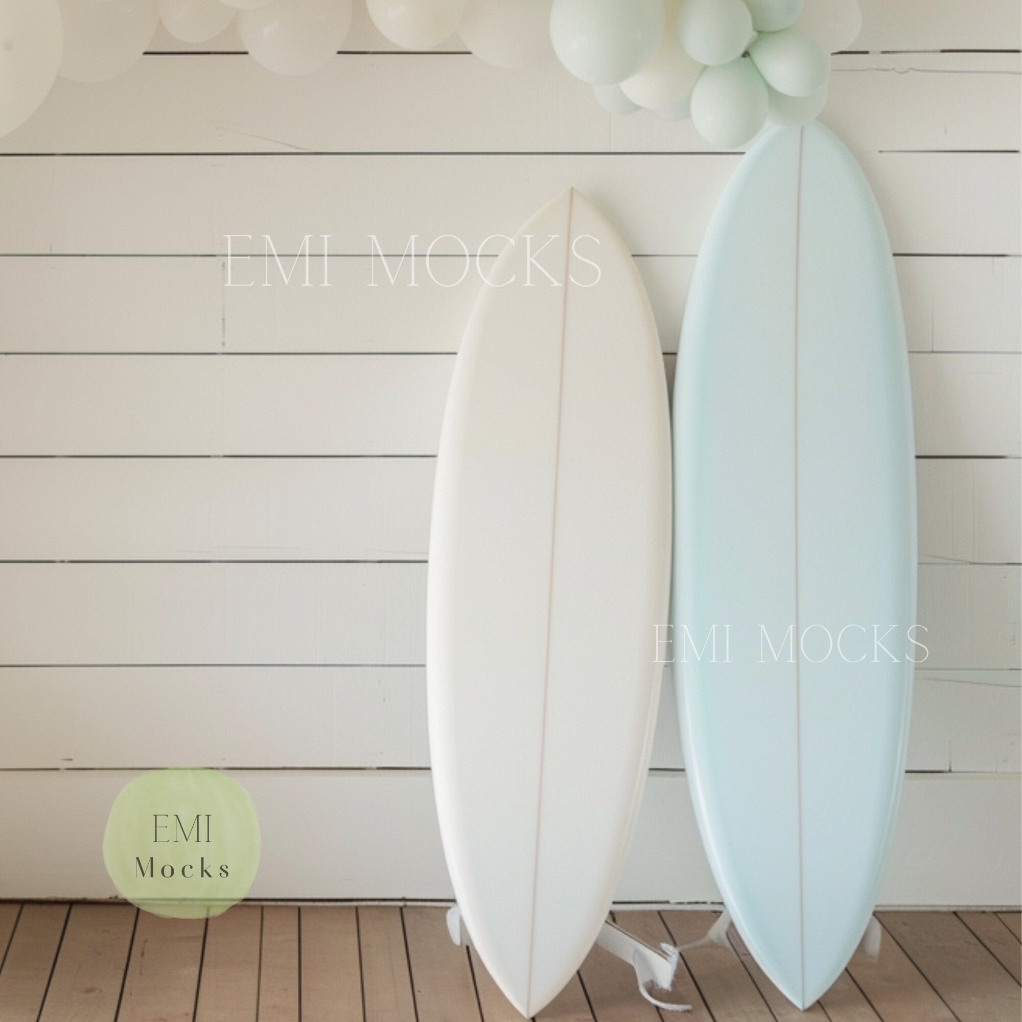 Balloon Arch Backdrop Mock up - Balloon Mock up -surfer Themed Birthday ...