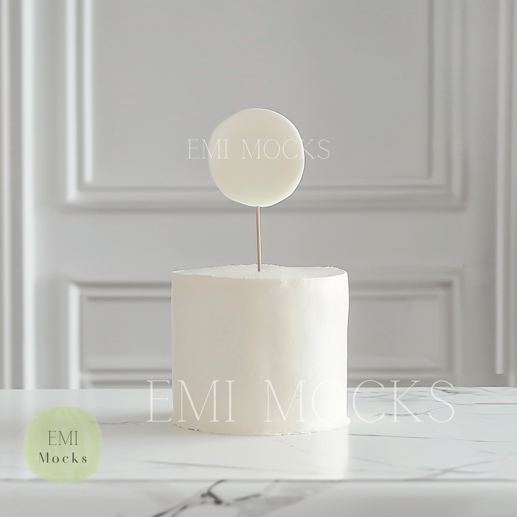 Cake Topper Mockup - Cake Topper - Cake Mock up - Minimalist Cake ...