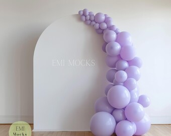 Arch Backdrop Mock up Arch Backdrop Arch Backdrop Photo Mock up Arch Photo Balloon Arch Mock up ...