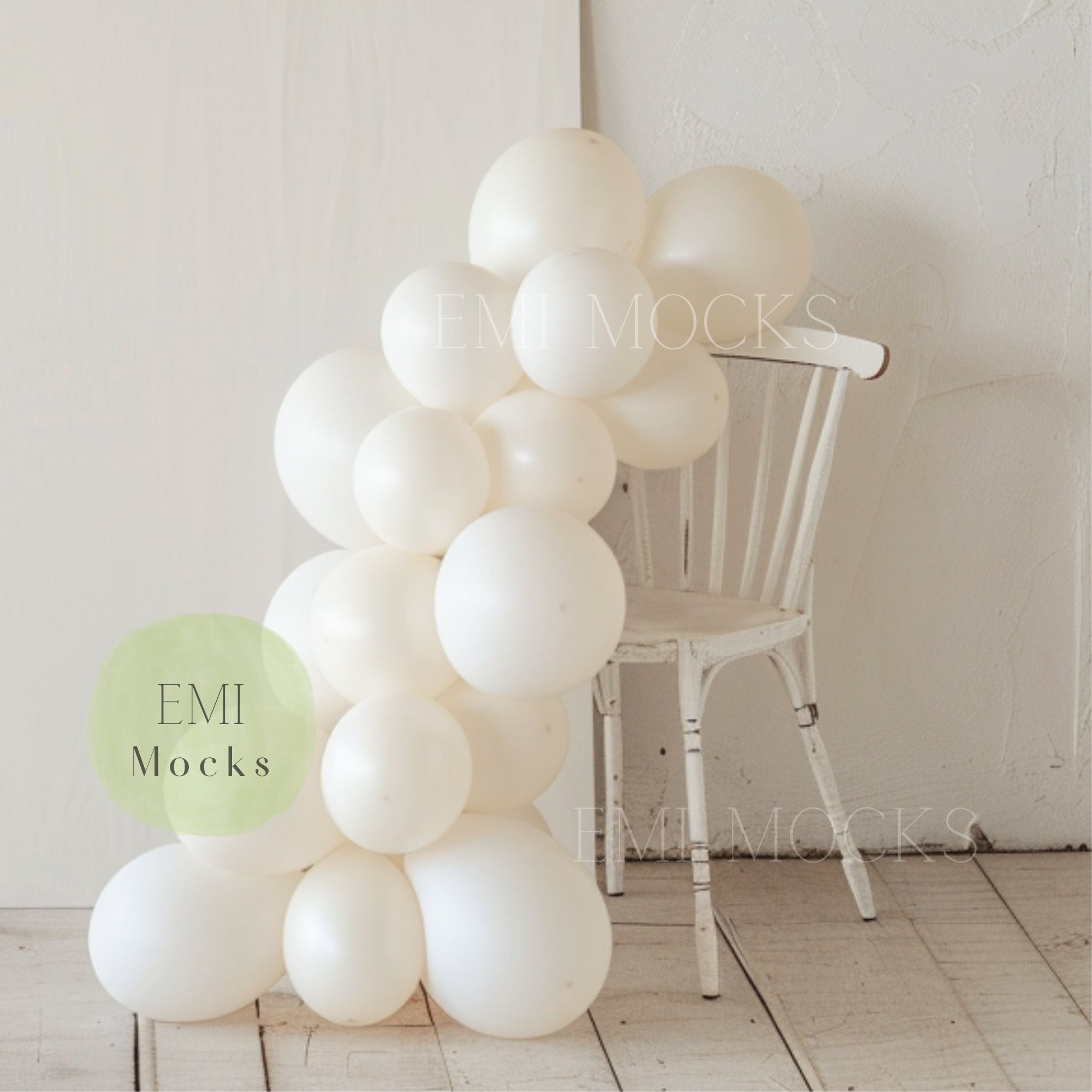 Balloon Arch Backdrop Mock up - Balloon Mock up - Balloon Backdrop Mock ...