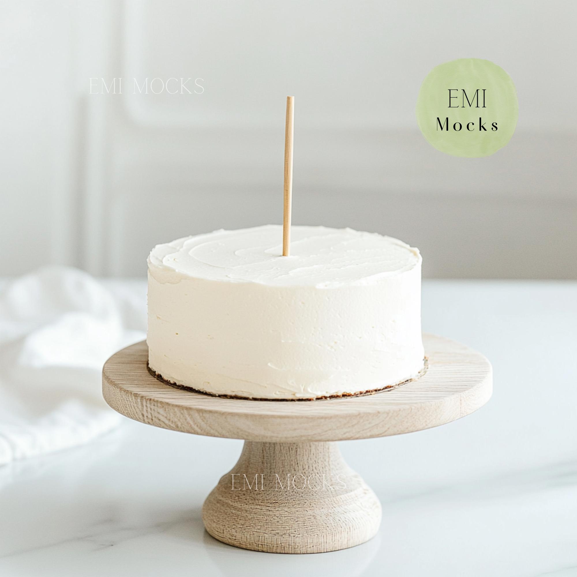 Cake Topper Mockup - Cake Topper - Cake Mock up - Minimalist Cake ...