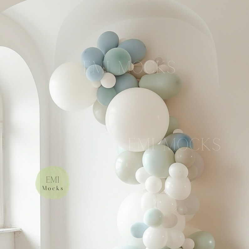 Balloon Arch Backdrop Mock up Balloon Mock up Balloon Backdrop Mock up ...
