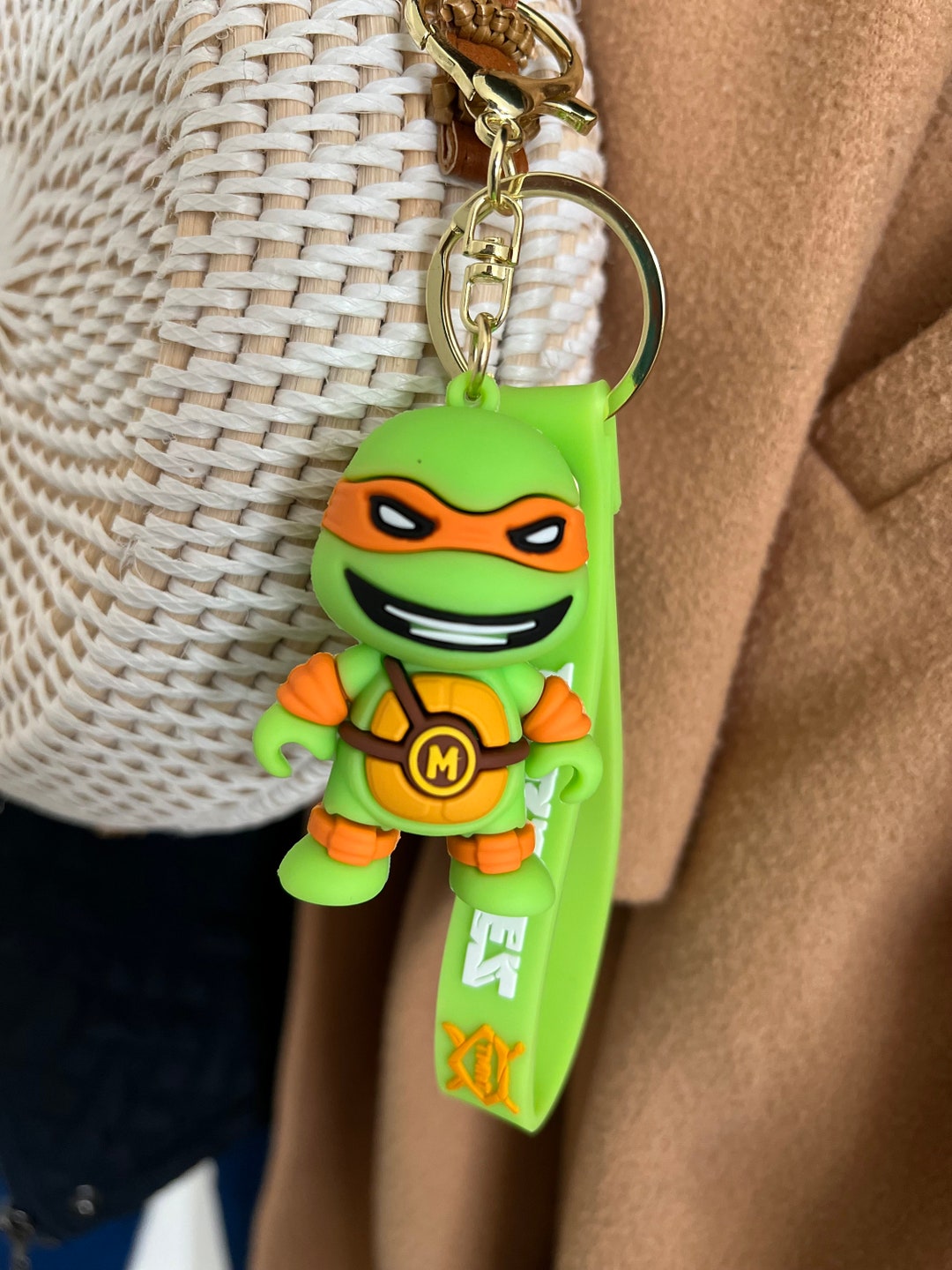 Ninja Turtle Keychain: Anime Cartoon Character Gift - Etsy